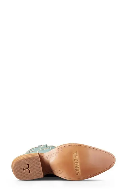 Tecovas The Jolene Western Boot - Seafoam/bone