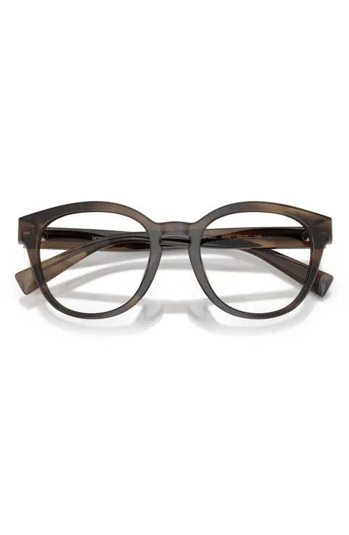 Dolce & Gabbana 50mm Phantos Optical Glasses - Grey