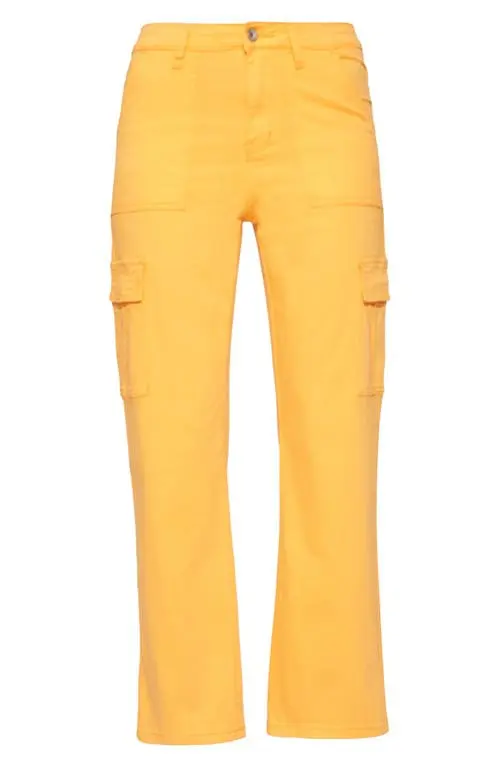 BAYEAS Angel High-waist Ankle Cargo Pants - Orange