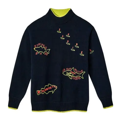 TOMBOLO Fishes Of The North Atlantic Sweater