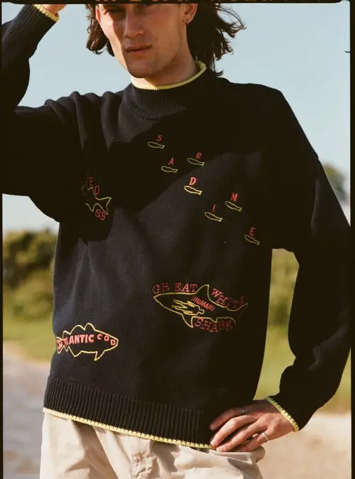 TOMBOLO Fishes Of The North Atlantic Sweater