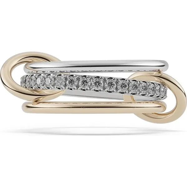 SPINELLI KILCOLLIN Tigris Sg Gris Diamond Stack Ring - Silver