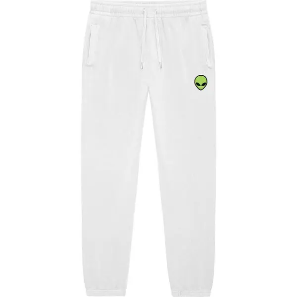 DALIX Alien Heavy Weight Fleece Sweatpant - White