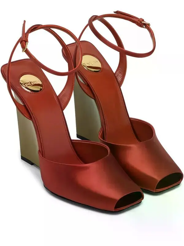 Saint Laurent La Scandale Heeled Sandals