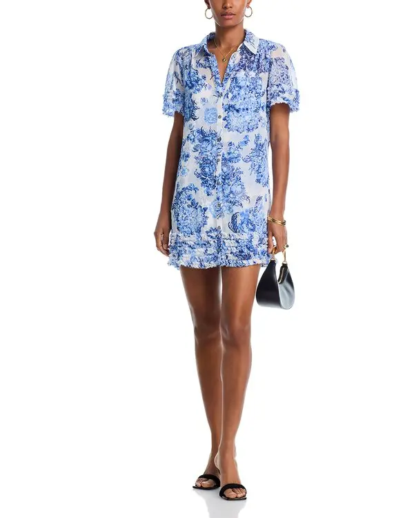 Cinq À Sept Costal Bouquet Galea Dress
