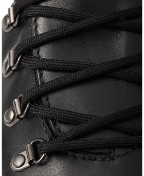 Prada Brixxen Leather Booties - Black