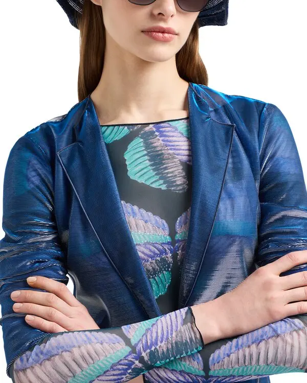 Emporio Armani Iridescent Jersey Blazer