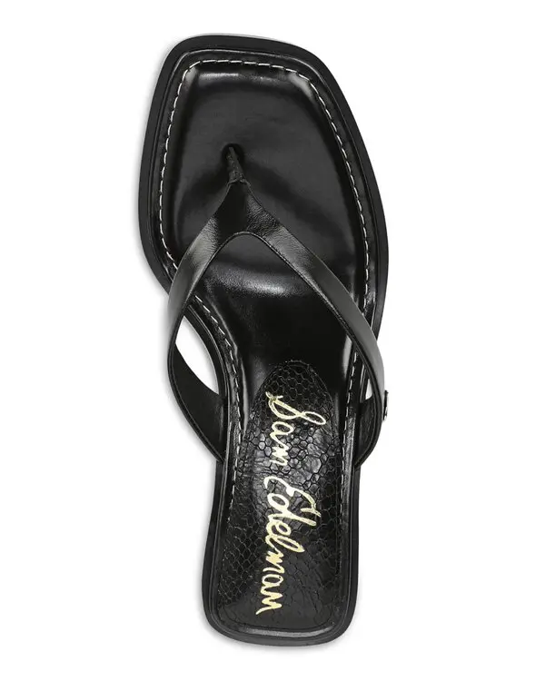 Sam Edelman Dollie Thong Sandals - Black