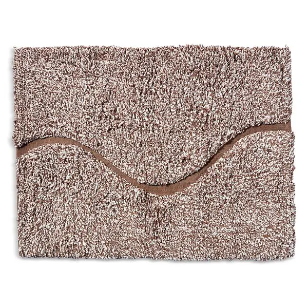 QUIET TOWN Atlas Cotton Bath Mat, 31 X 24 - Chocolate