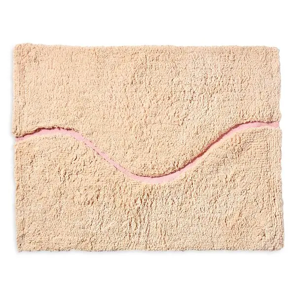 QUIET TOWN Atlas Cotton Bath Mat, 31 X 24 - Cloud