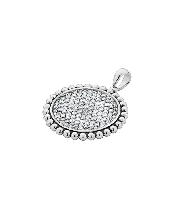 Lagos Sterling Silver And Diamond Pendant