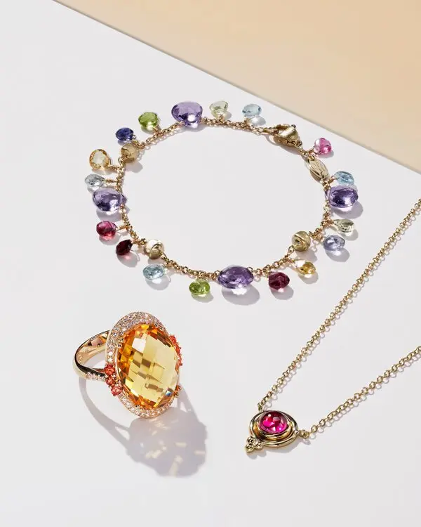 Marco Bicego 18k Yellow Gold Paradise Gemstone Bracelet - Amethyst