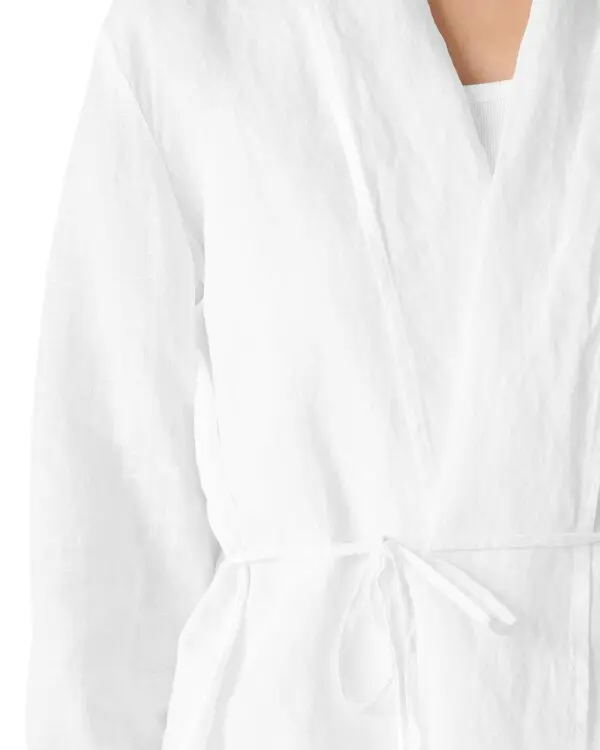 Eileen Fisher Linen Jacket - White