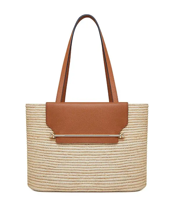 Strathberry Medium Basket Shoulder Bag - Tan