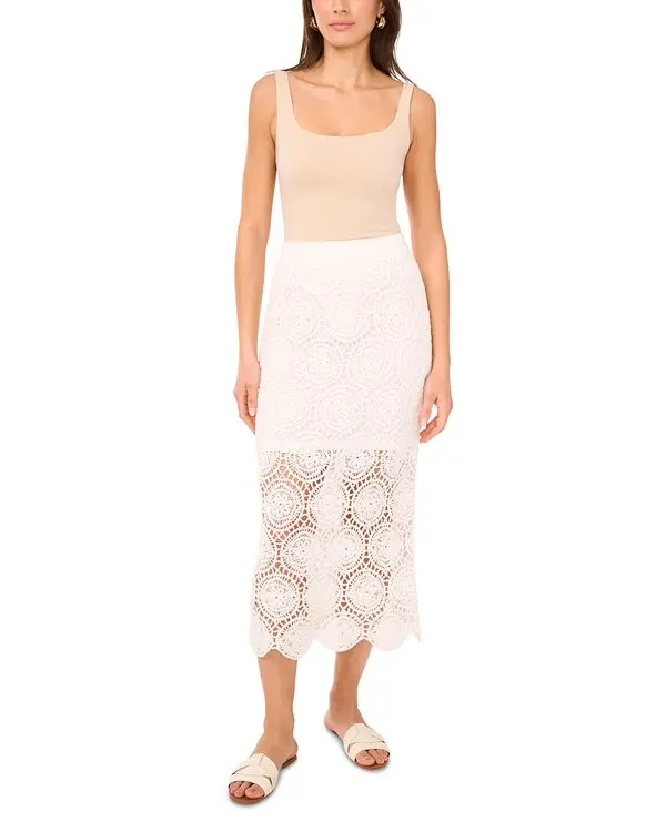 1.State Crochet Midi Skirt