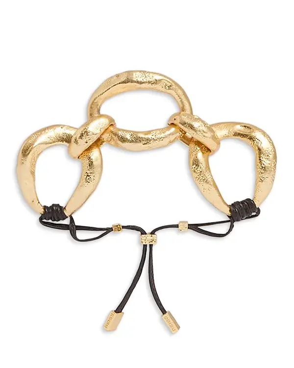 REISS Monika Molten Link Bracelet - Gold