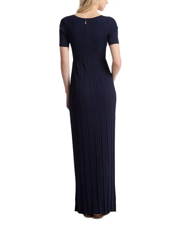 Pleated Empire Waist Dress