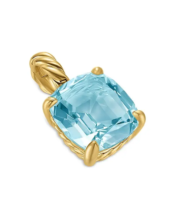 David Yurman Marbella Pendant - Blue Topaz