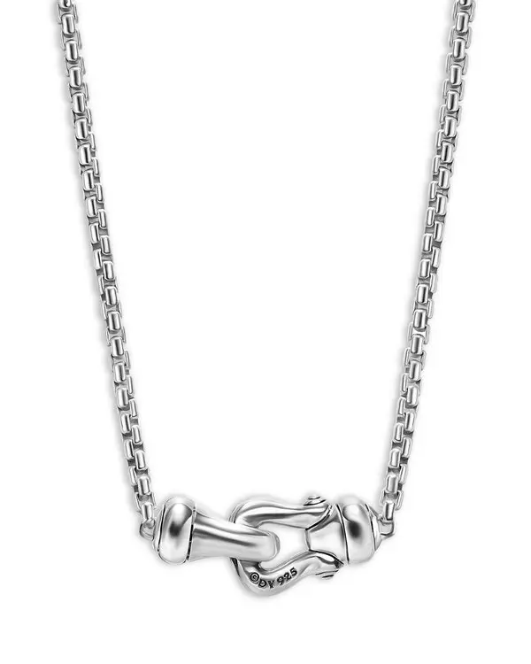 David Yurman Petite Buckle Necklace