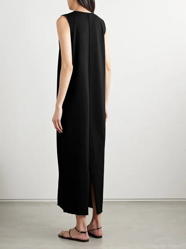 Khaite Hal Paneled Midi Dress