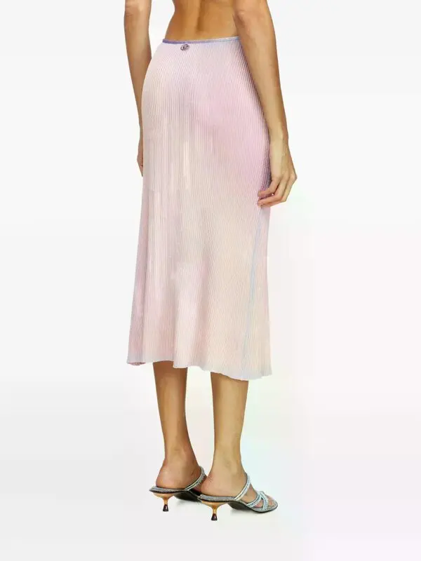 DIESEL® M-vigo Ribbed Midi Dress