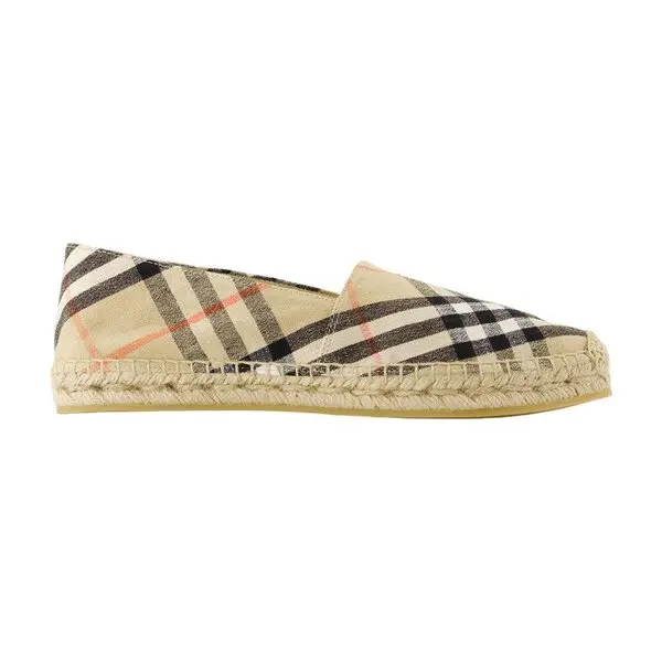 Burberry Linen Espadrilles - Multicolor
