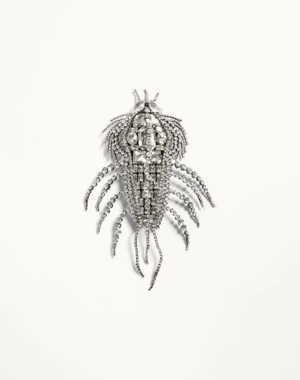 Valentino Garavani Les Glaces Brooch - Crystal