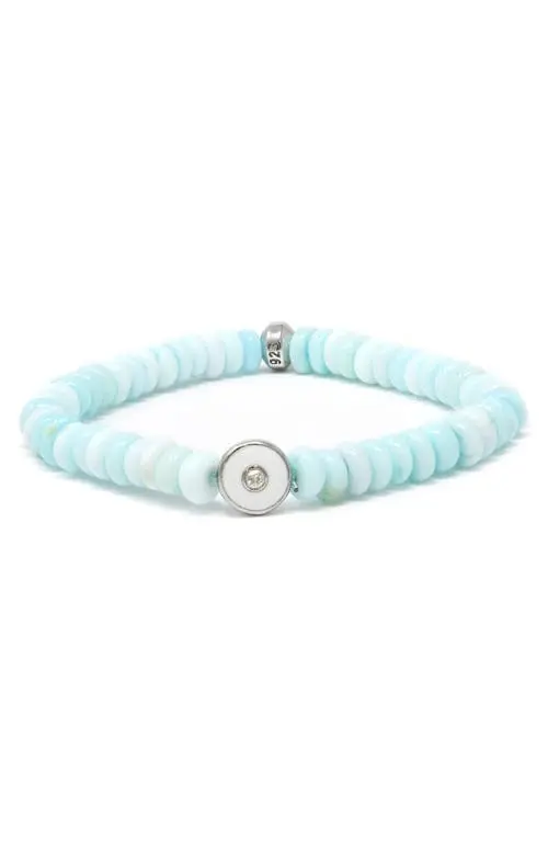 Anzie Jac + Jo Soul Peruvian Opal Beaded Bracelet - Turquoise/ Aqua