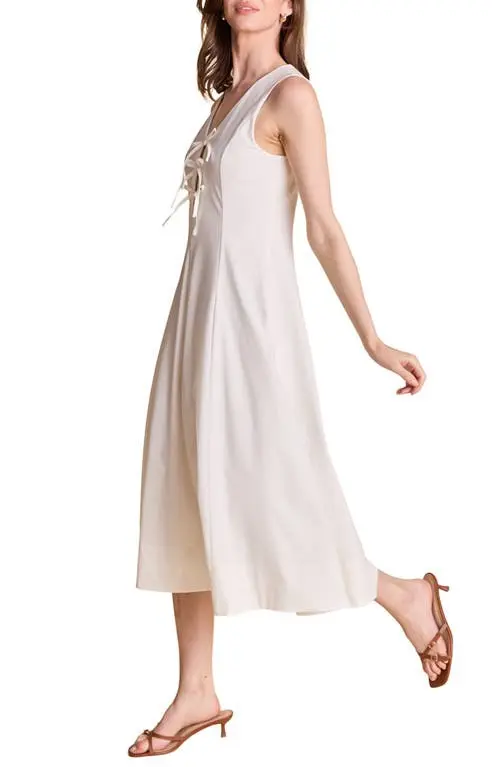 Endless Rose Front Bow Tie Midi Dress
