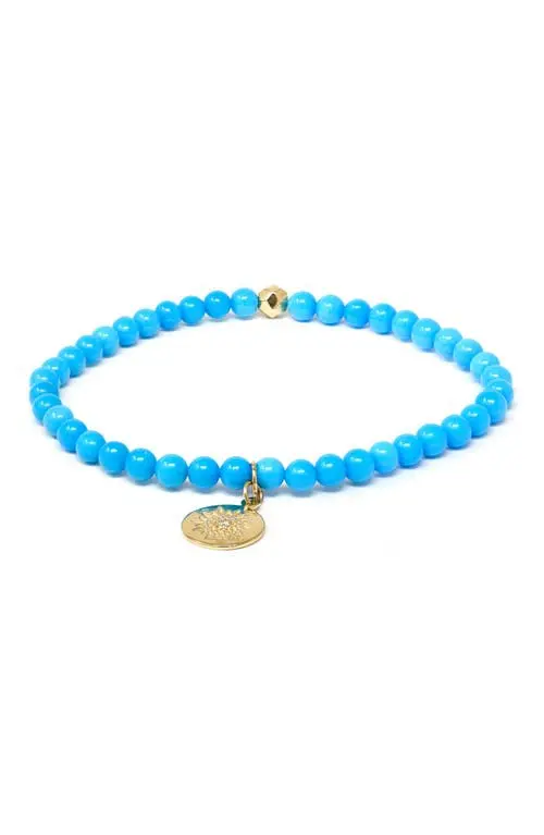 Anzie Boheme Charm Bracelet - Turquoise/ Aqua