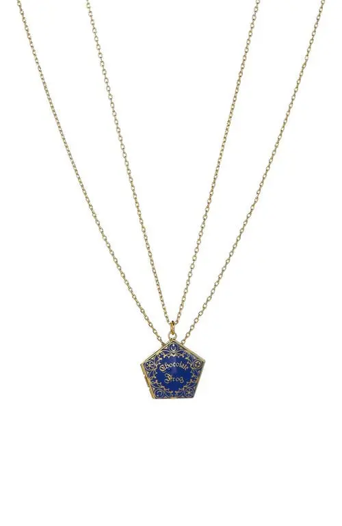 ALEX AND ANI Harry Potter Chocolate Frog Necklace Set - Blue
