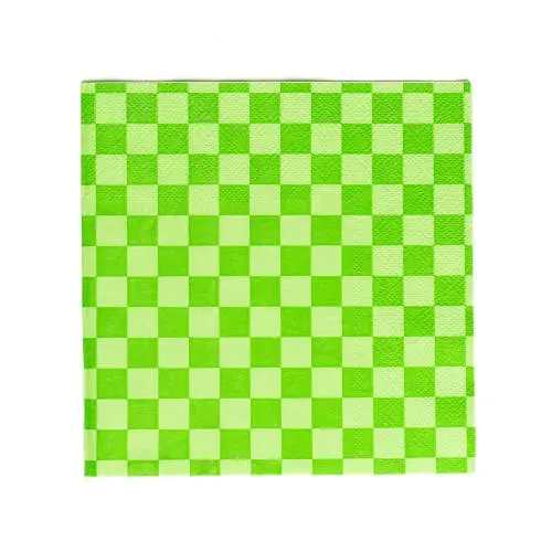 JOLLITY & CO Checkered Large Napkins - In The Limelight