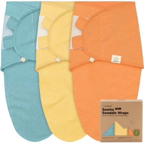 KEABABIES 3-pack Soothe Swaddle Wraps - Valiant