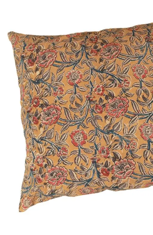 NINÉH Joyful Garden Kalamkari Handcrafted Pillowcover