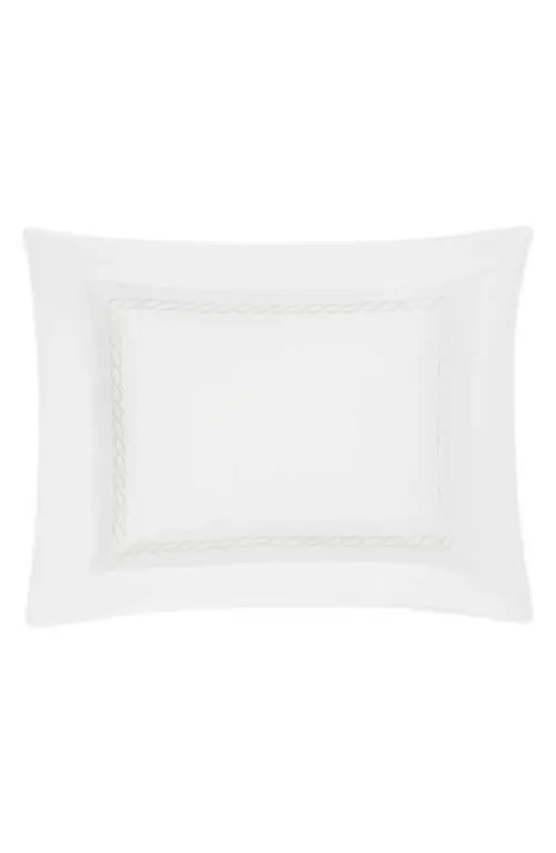 MATOUK Classic Chain Sham - White