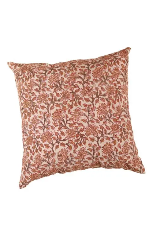 NINÉH Autumn Grove Kalamkari Handcrafted Pillowcover - Multi-colored Foral Pattern