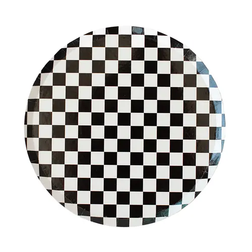JOLLITY & CO Checkered Dinner Plates - The Classic