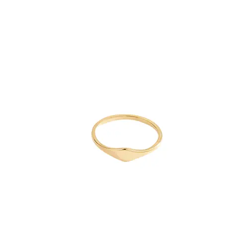 MAZIN JEWELS Micro Signet Ring