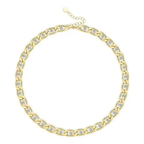 MAZIN JEWELS Chain Link Necklace - Gold