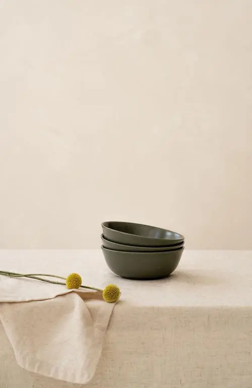 HAMKKE The Dome Bowlset Of 4 - Moss