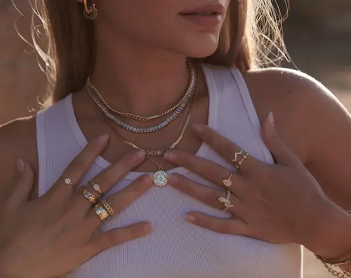 MAZIN JEWELS Pave Snake Cocktail Ring - Gold