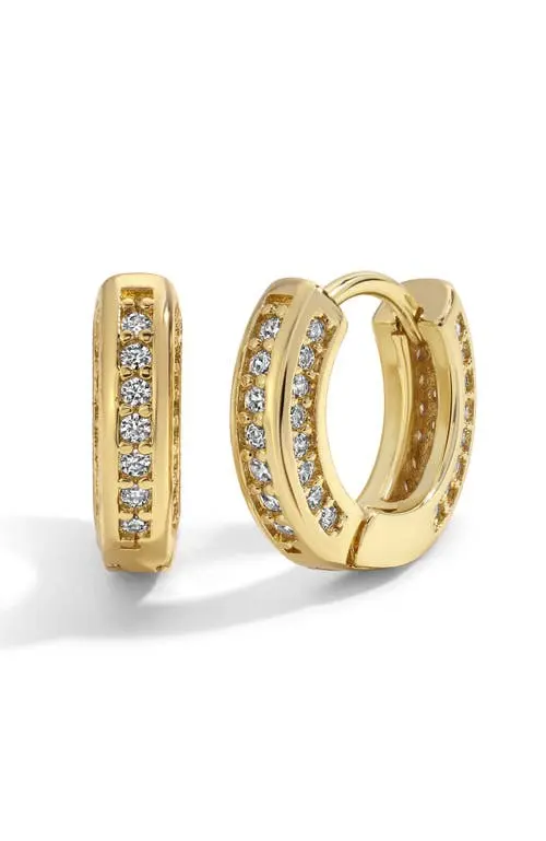 MAZIN JEWELS Charlotte Hoop Earrings - Gold