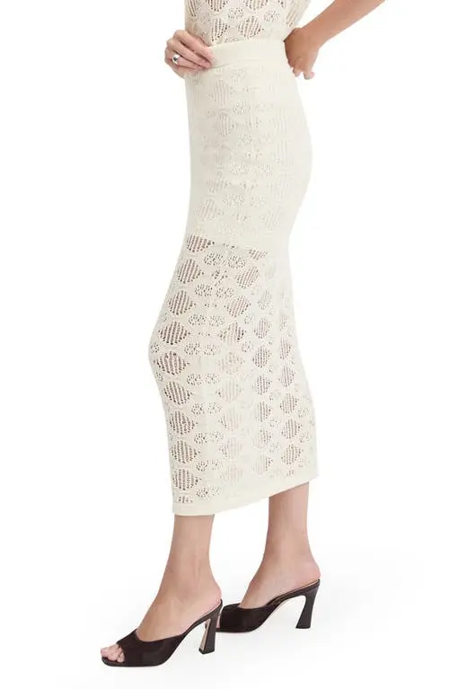 FAVORITE DAUGHTER Courtside Pattern Maxi Sweater Skirt