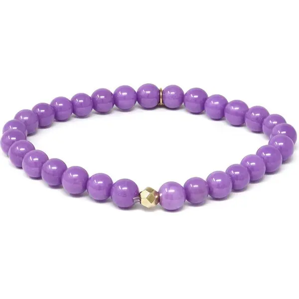 Anzie Boheme Phosphosiderite Beaded Bracelet - Purple