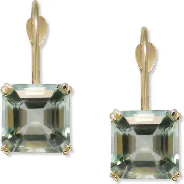 Anzie Jac + Jo Harper Amethyst Earrings - Green