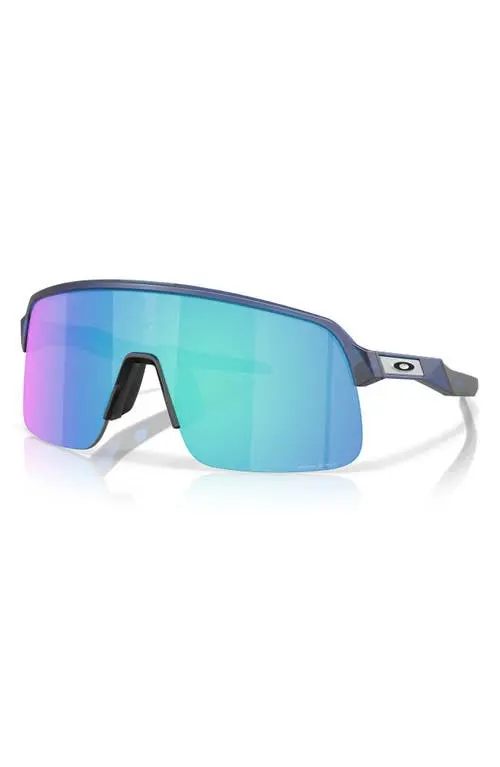 Oakley 134mm Rectangular Sunglasses - Sapphire