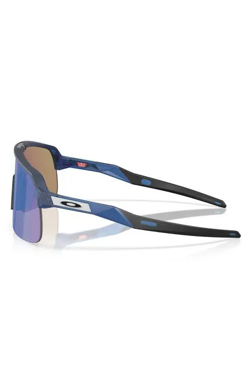 Oakley 134mm Rectangular Sunglasses - Sapphire
