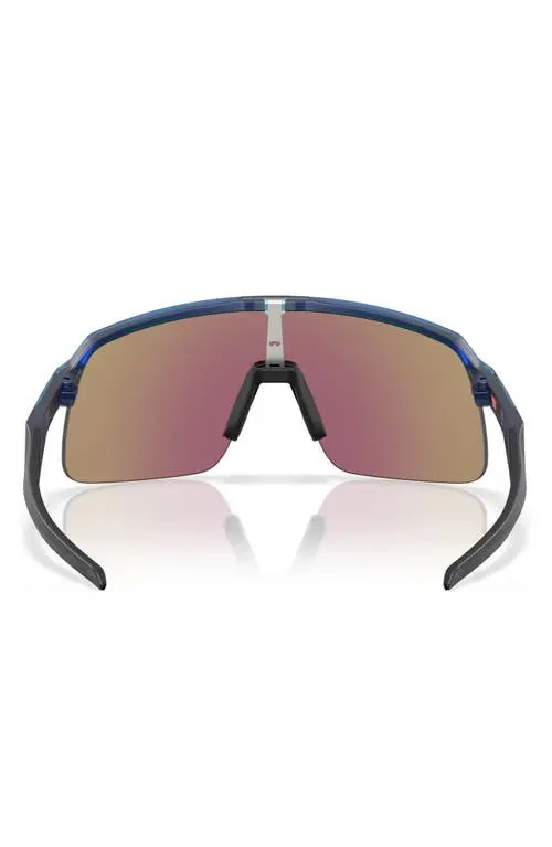 Oakley 134mm Rectangular Sunglasses - Sapphire