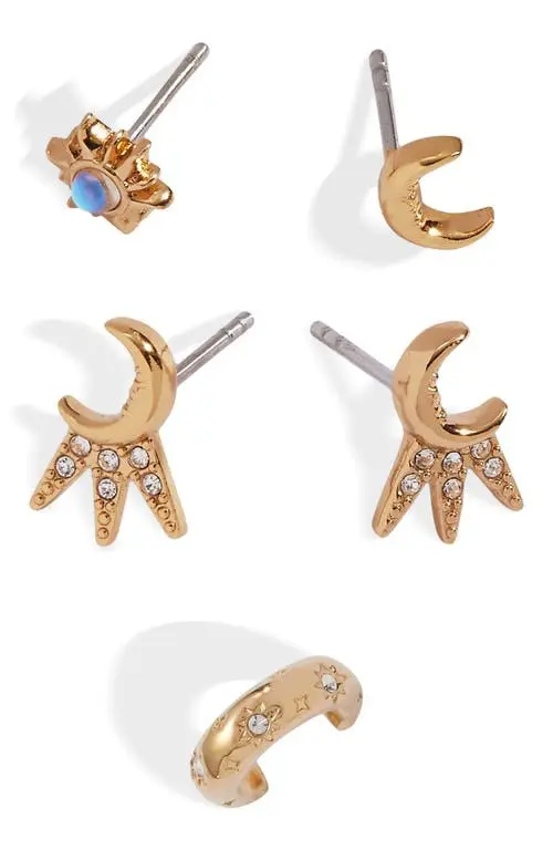 ALEX AND ANI Sun And Moon Earring Set