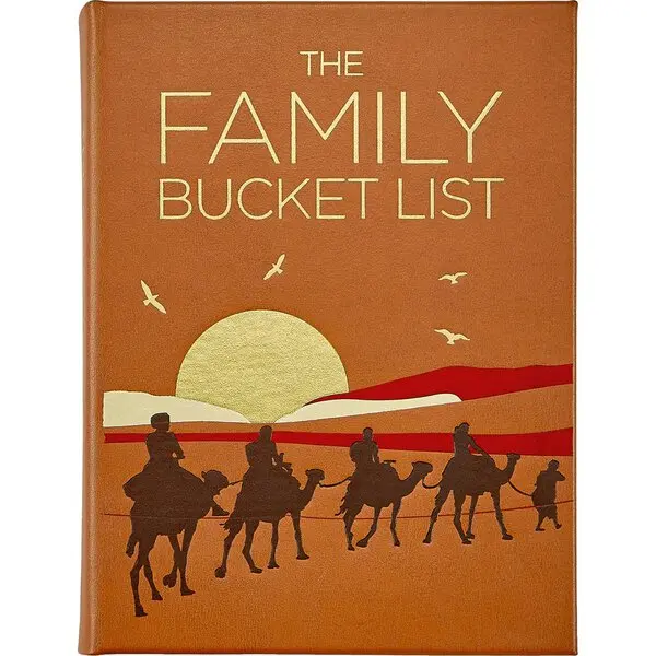 GRAPHIC IMAGE The Family Bucket List Leather Edition - Tan